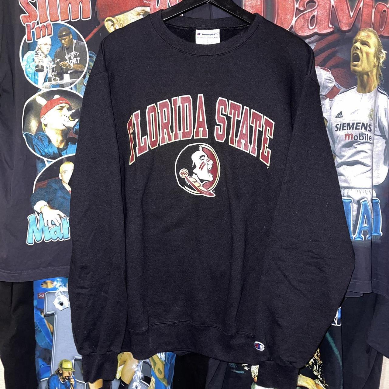 Vintage Champion Florida State Pullover... - Depop