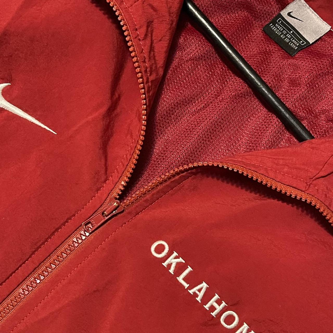 Y2K Nike Oklahoma Windbreaker Mens Size... - Depop