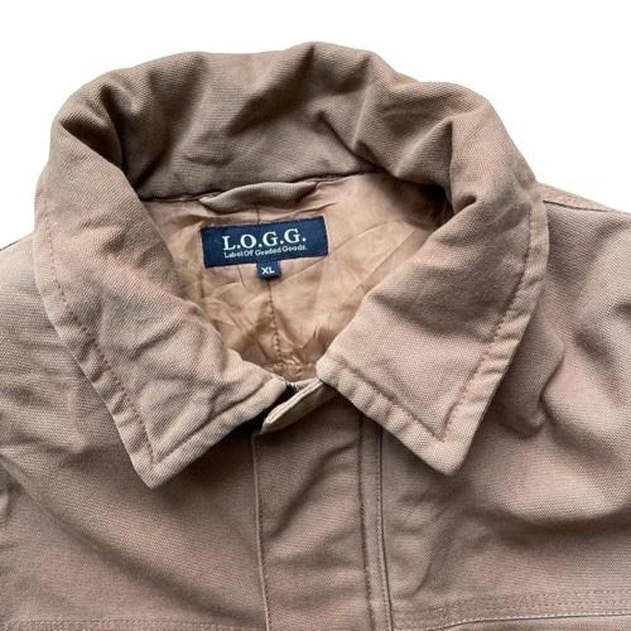 Vintage LOGG Tan / camel workwear jacket Nice piece... - Depop