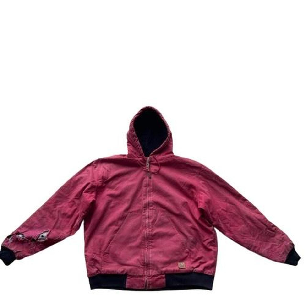 Distressed Red active jacket. Nice piece with good... - Depop