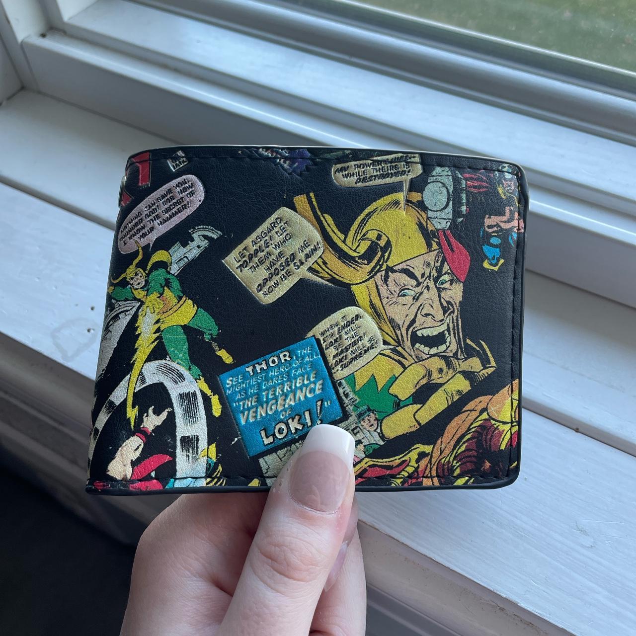 Loki marvel wallet -Old wallet so it’s been a lil... - Depop