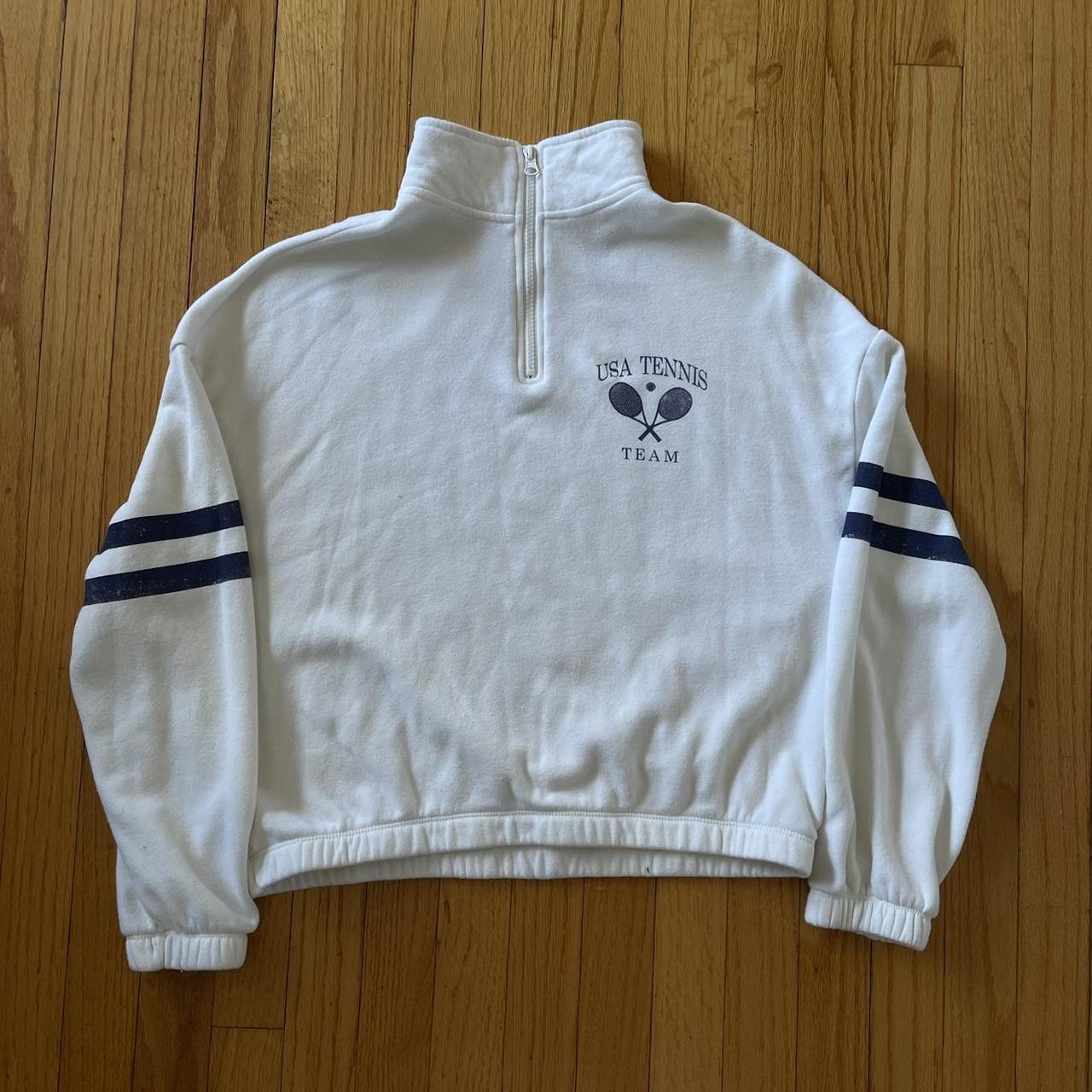 Grayson Threads cropped quarter zip sweater rarely... - Depop