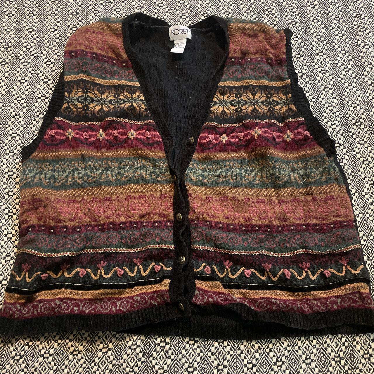 koret knit vest - Depop