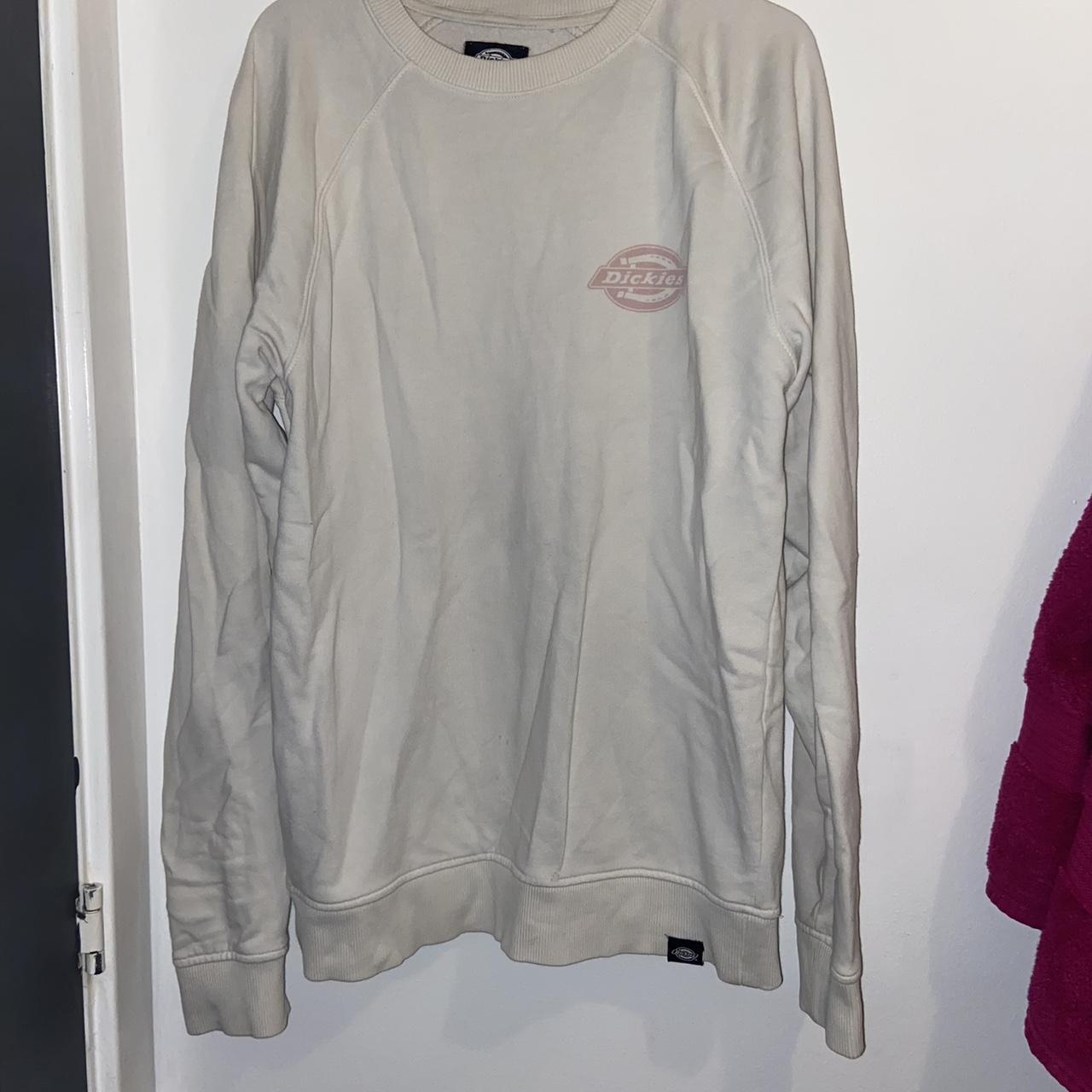 Urban outfitters Exclusive Dickies cream jumper... - Depop
