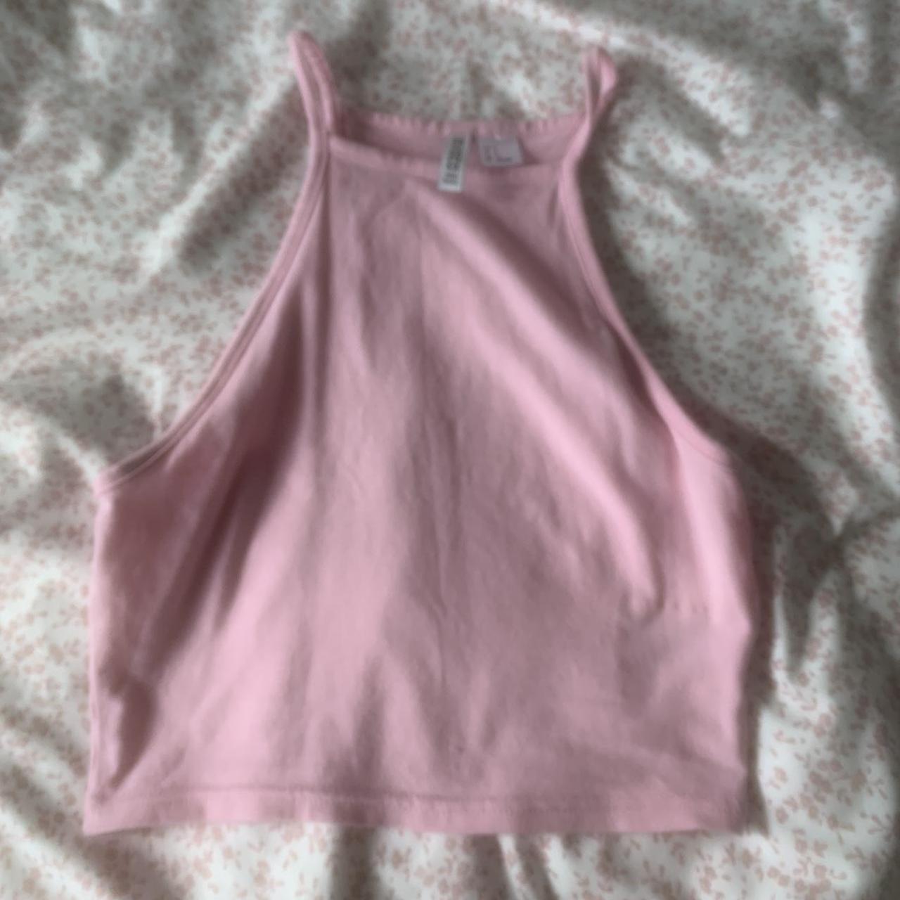 Super Cute Pink Tank Top Perfect Condition Never Worn Depop