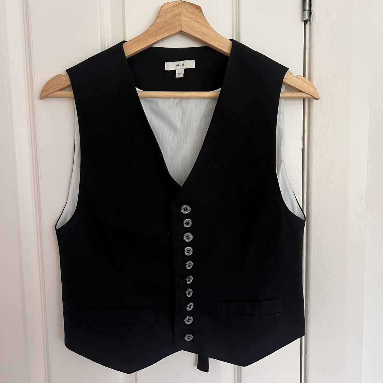 Cutest Neuw Atelier button up suit style Vest... - Depop