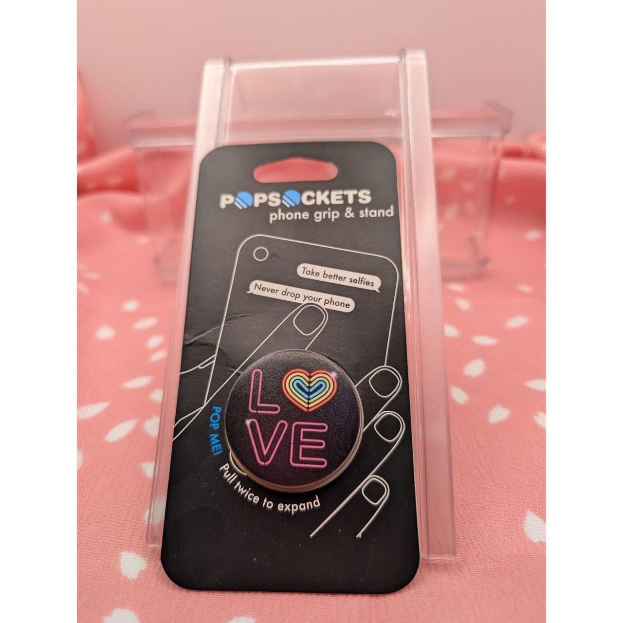 Brand new PopSocket with LOVE art stylized like neon. | Depop