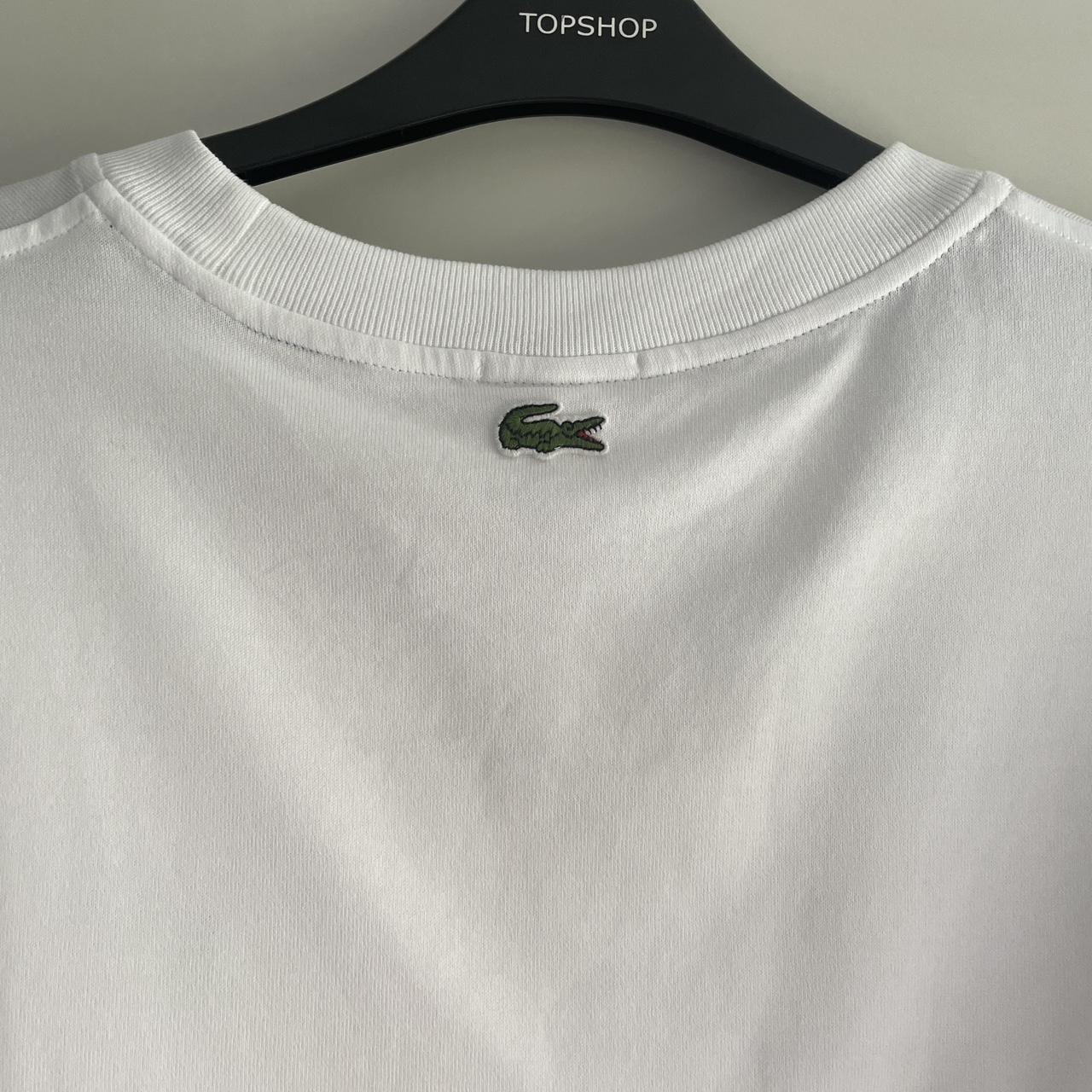 Lacoste oversized t shirt size medium brand new with... - Depop