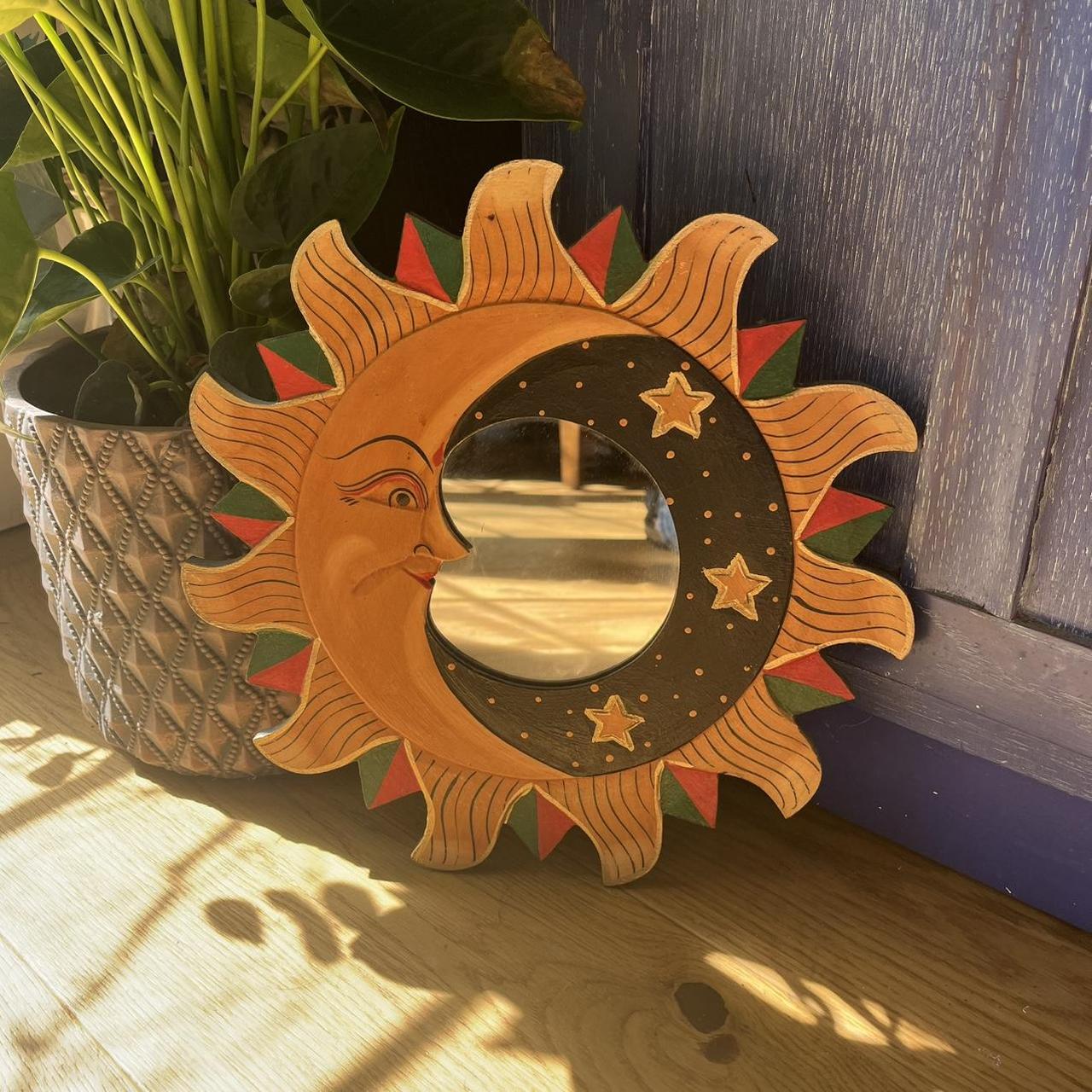 Whimsygothic Sun Moon Mirror ((No brand)) - hand... | Depop