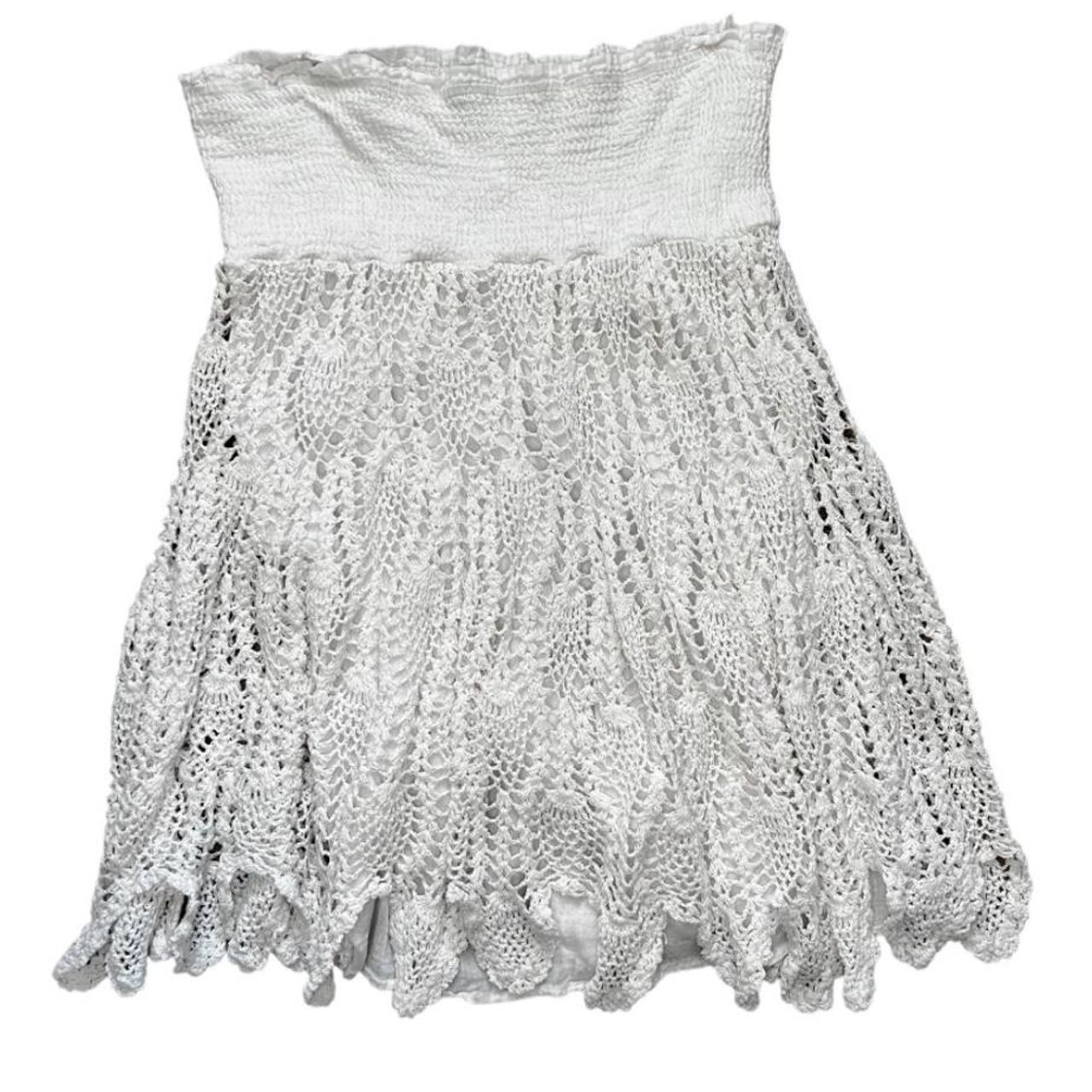 Raviya Women's White Skirt | Depop