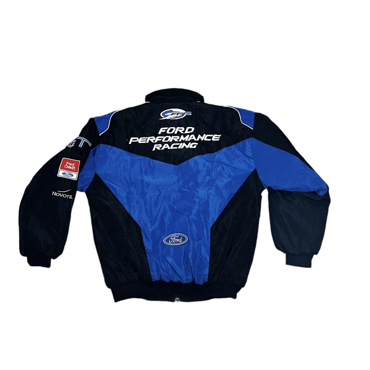 Cool ford racing jacket *little stain at bottom... - Depop