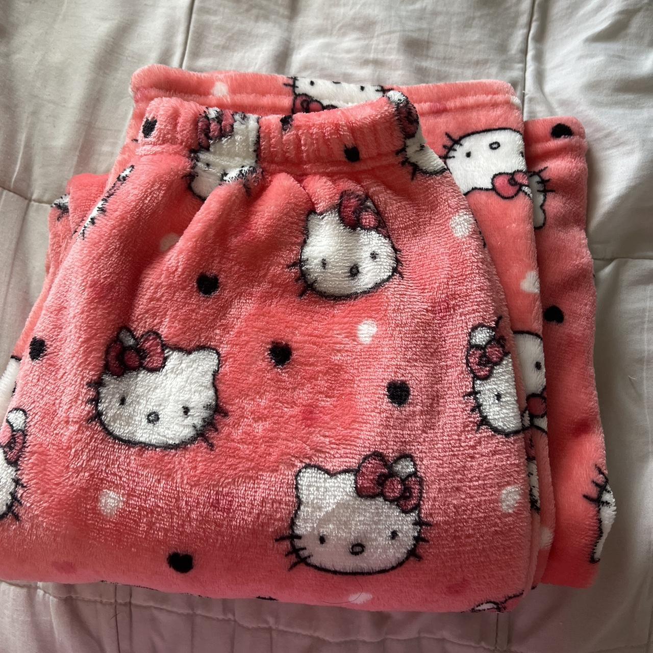 Hello kitty pj bottoms Size M-L - Depop