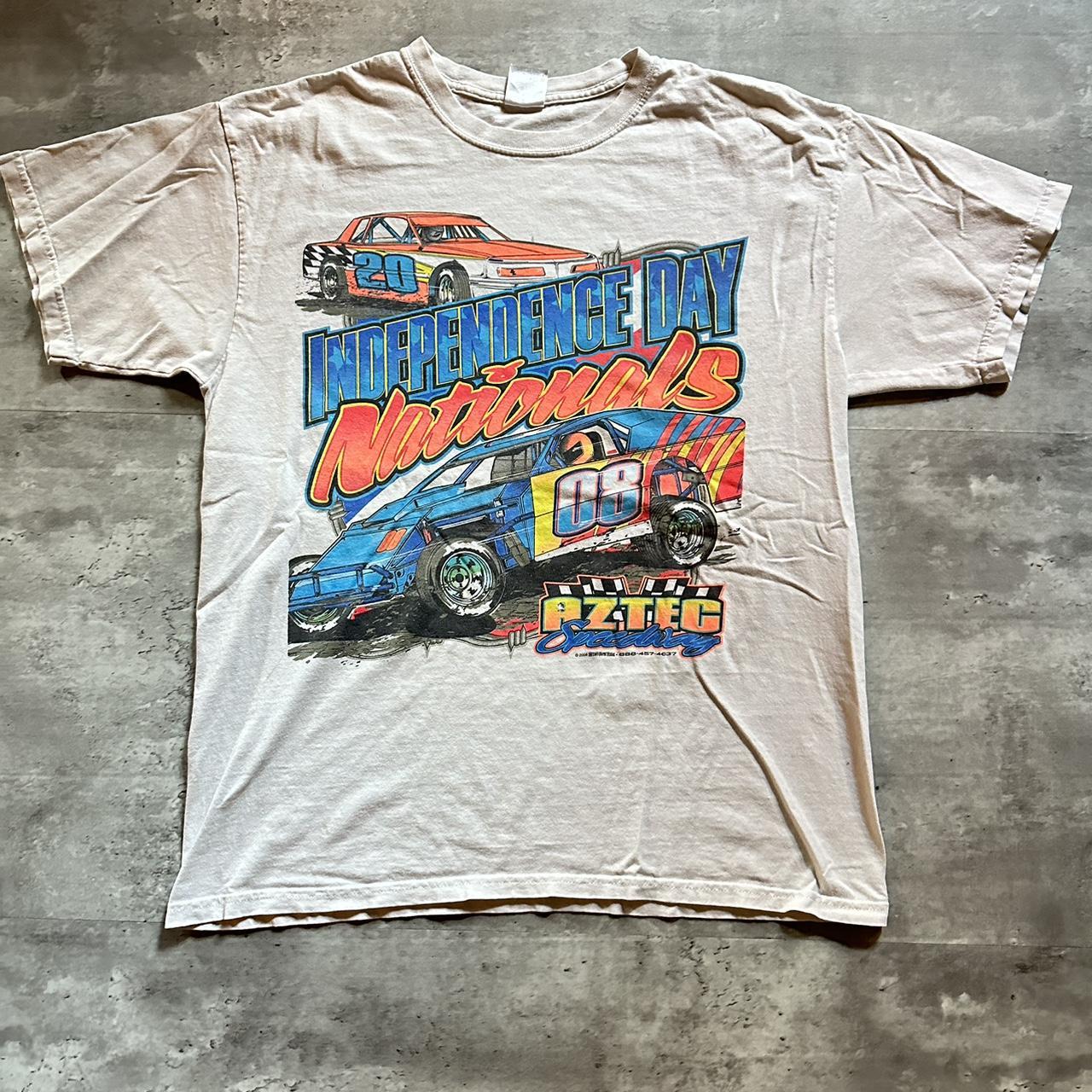Y2K NASCAR Graphic Tee Size Large Great condition,... - Depop