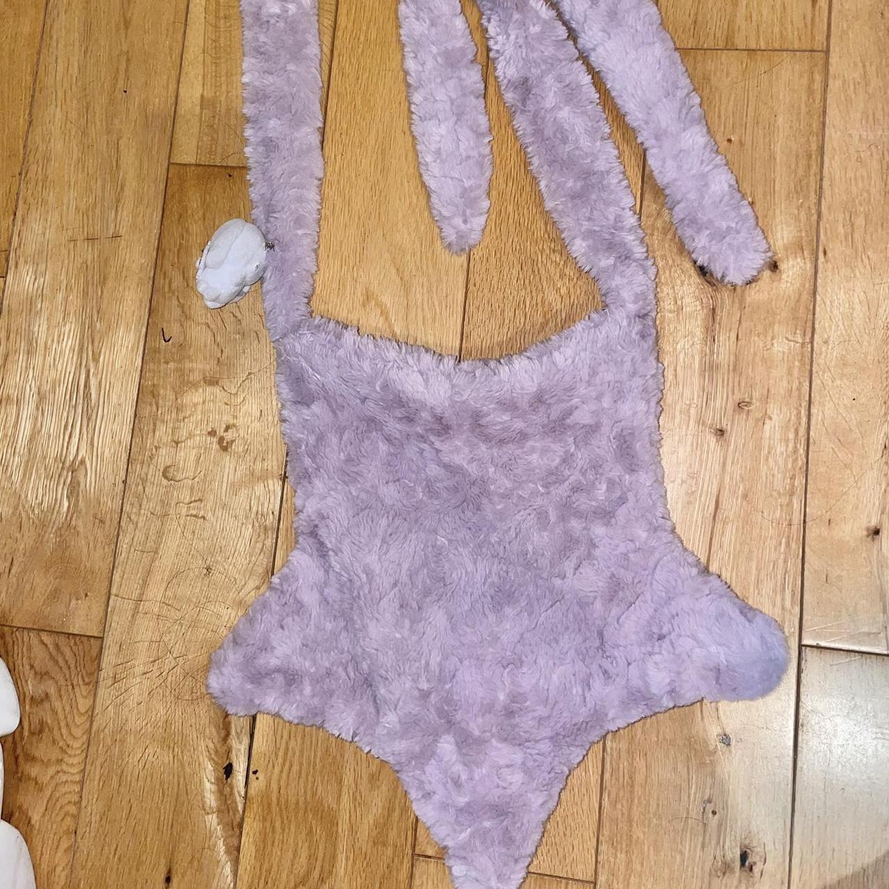Y2K Purple fluffy star shaped bag Adjustable strap,... | Depop
