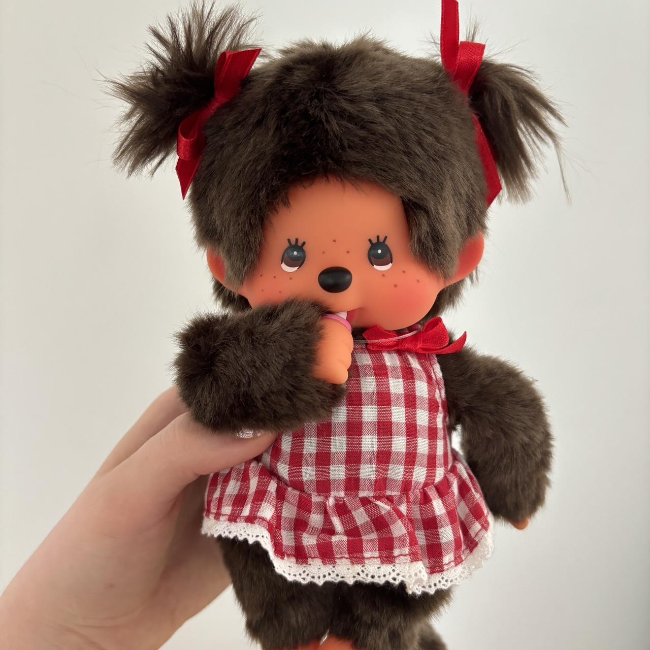adorable Monchichi doll brand new just no... - Depop