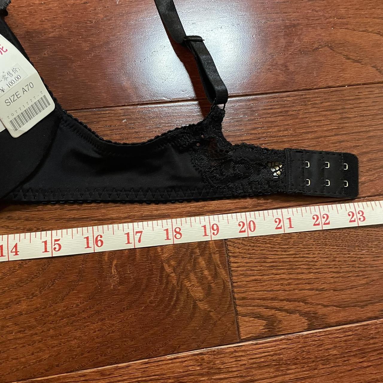 cute little black bra size 70a measurements ... - Depop