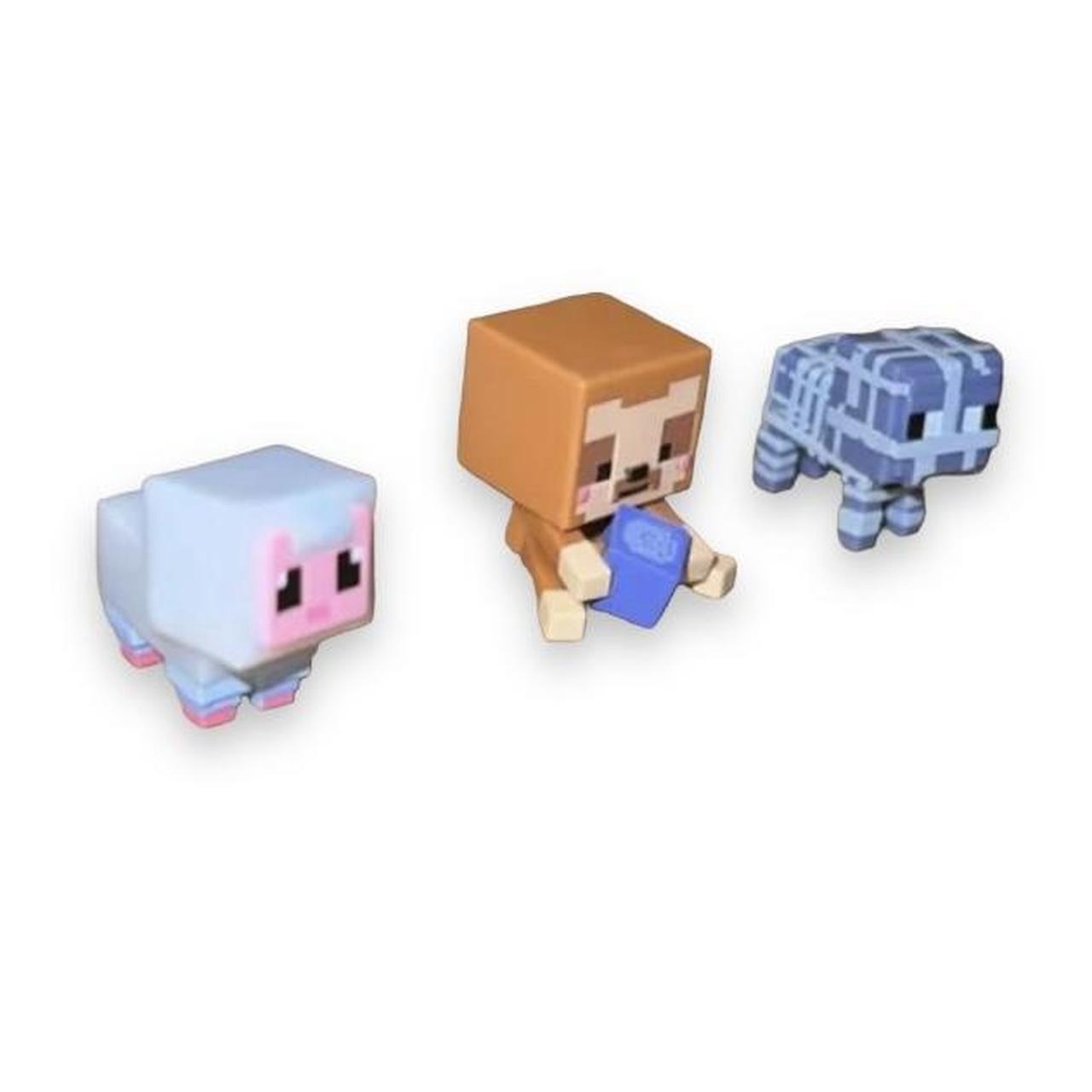 Lot of 3 Minecraft Mini Figures || Cute Series... - Depop