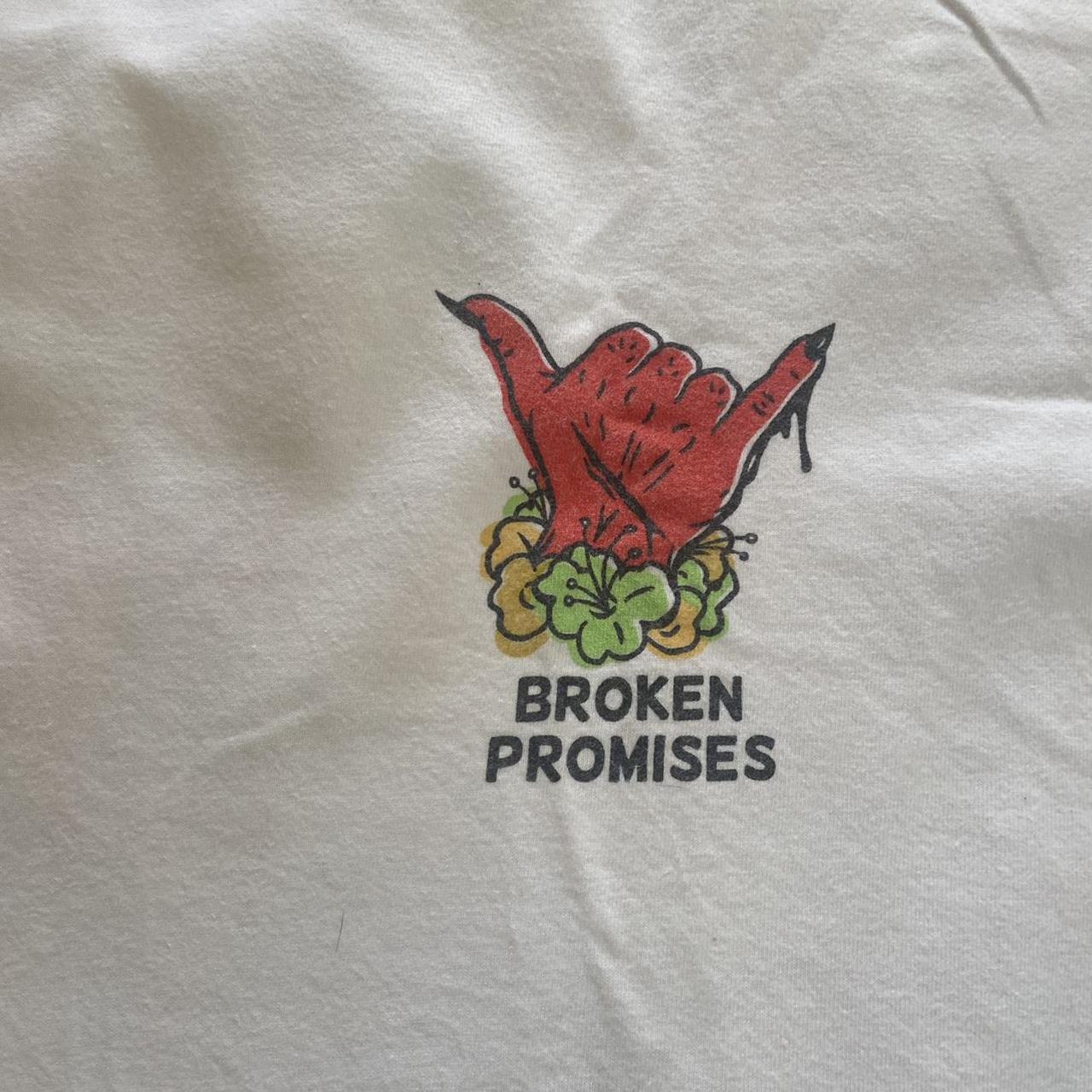Broken Promises T-Shirt Mens Size Large Aloha From Hell - Depop