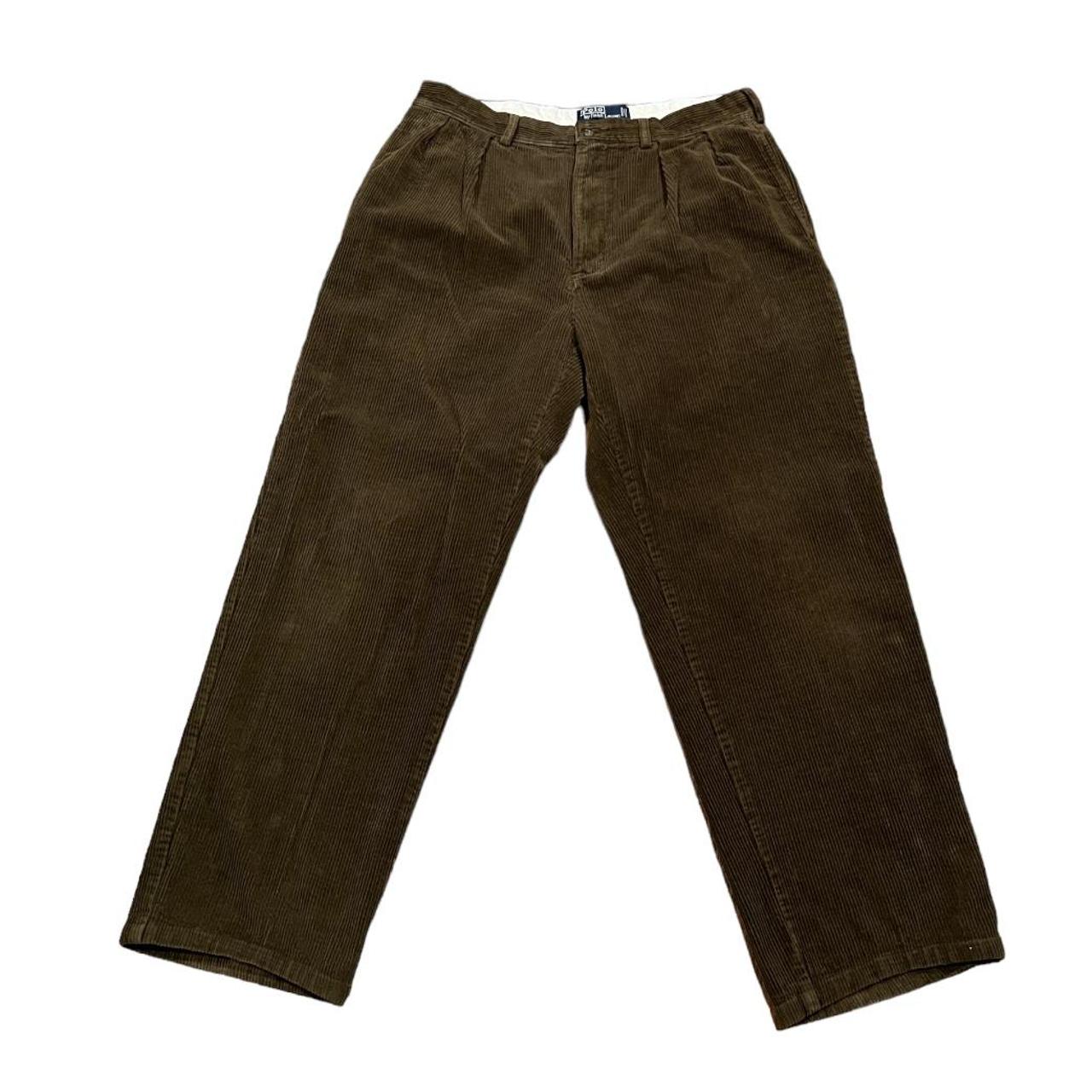 Vintage Polo Ralph Lauren corduroy pants, mens size... - Depop