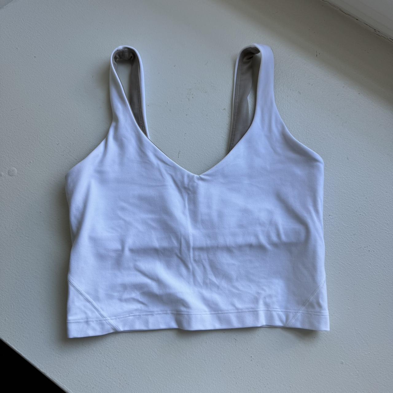 Lululemon cropped align tank top Worn once Size... - Depop