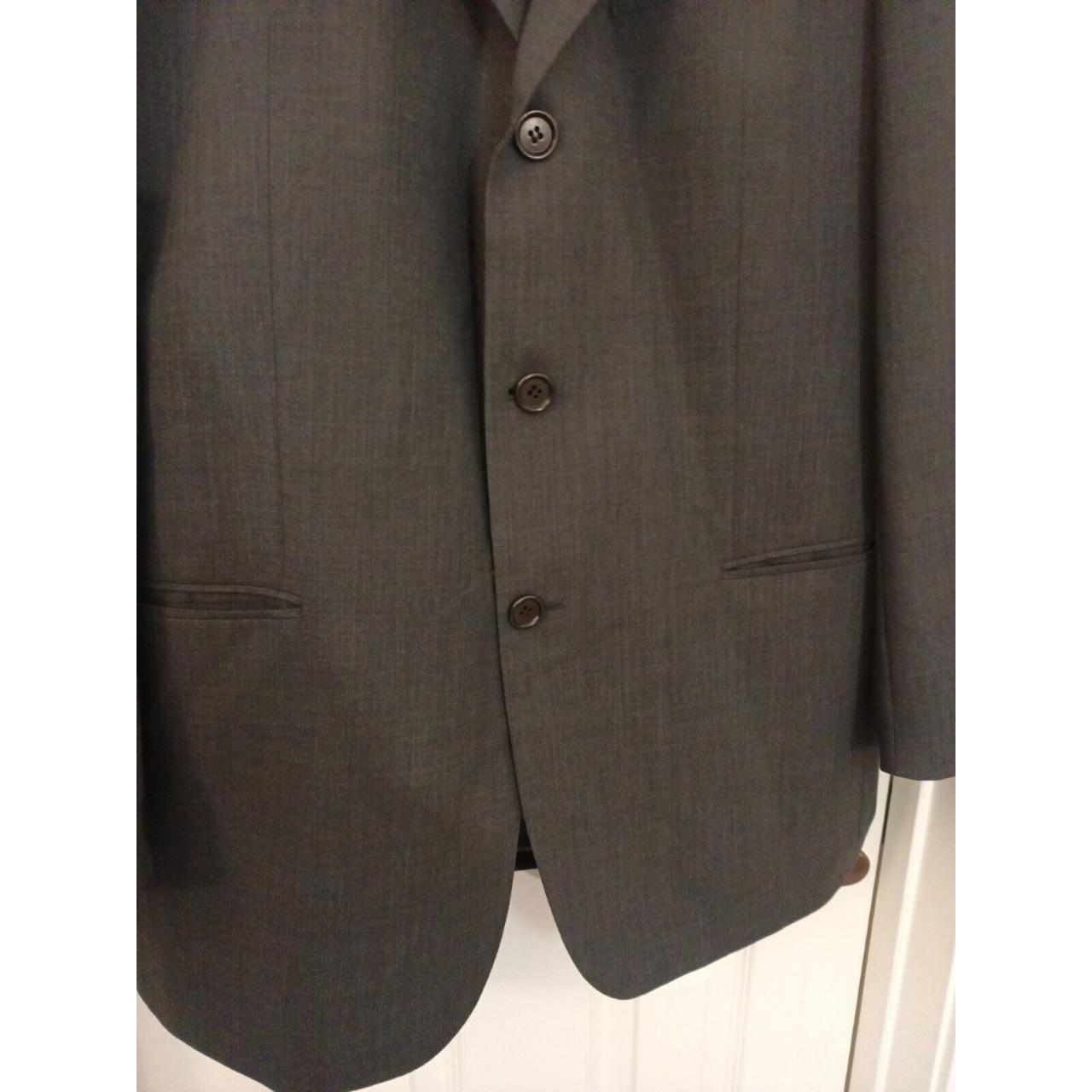 Men's Hugo Boss Heather Gray Blazer Sport Coat 100%... - Depop