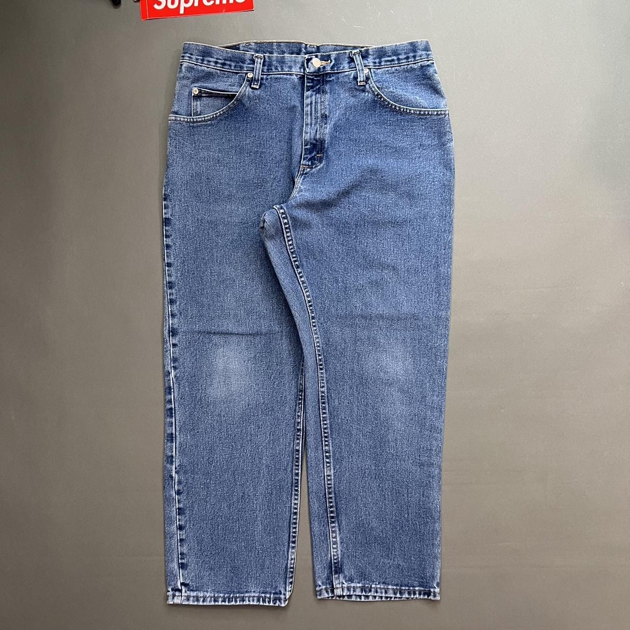 Vintage 90s Wrangler Blue Jeans Retro Dad Streetwear... - Depop