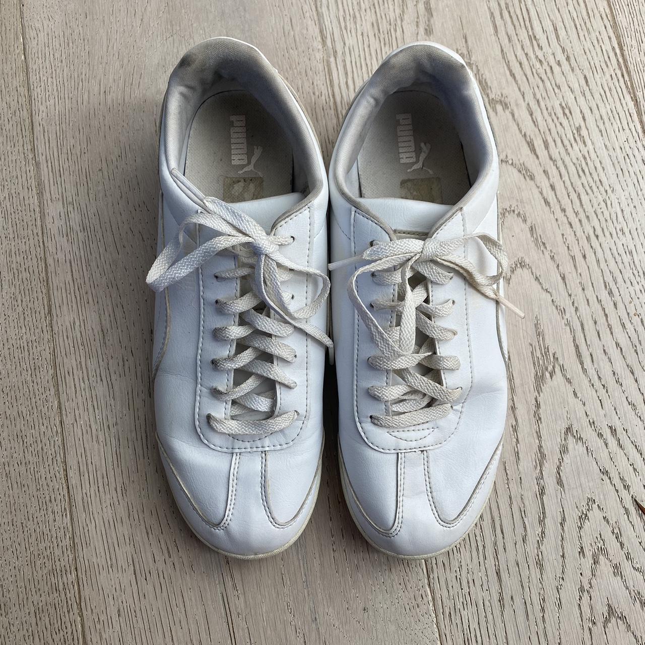 The cutest pumas! Worn a lot but in great condition... - Depop