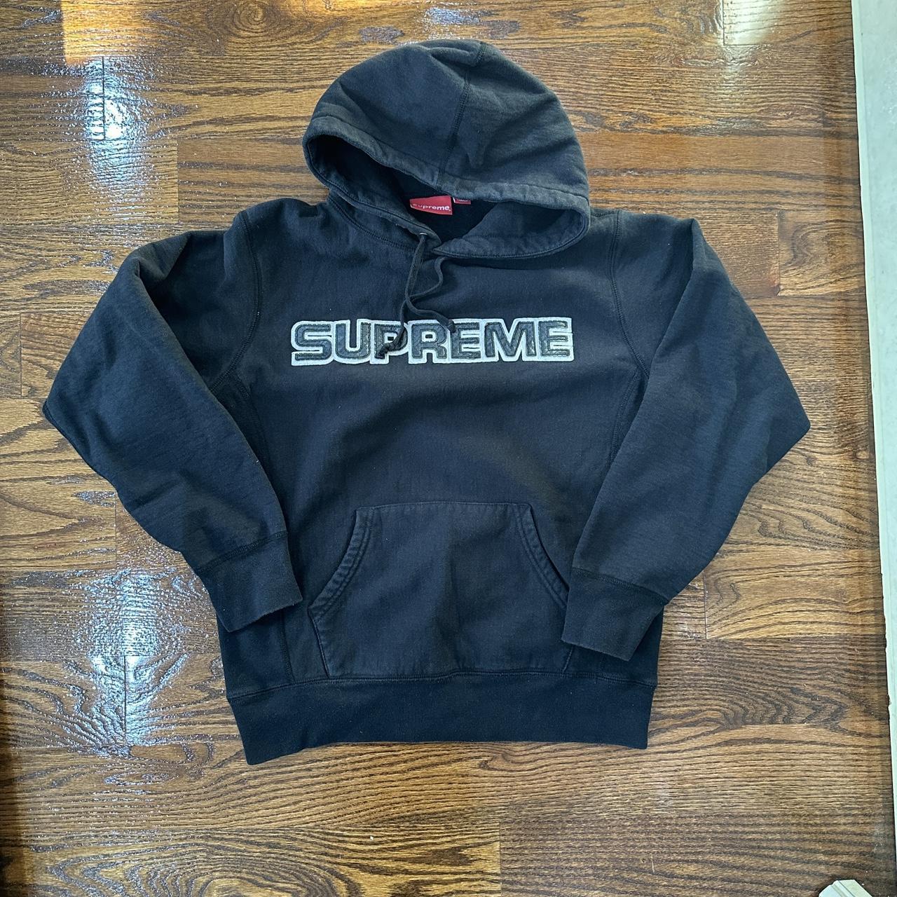 Supreme Hoodie (black) Size M - Depop