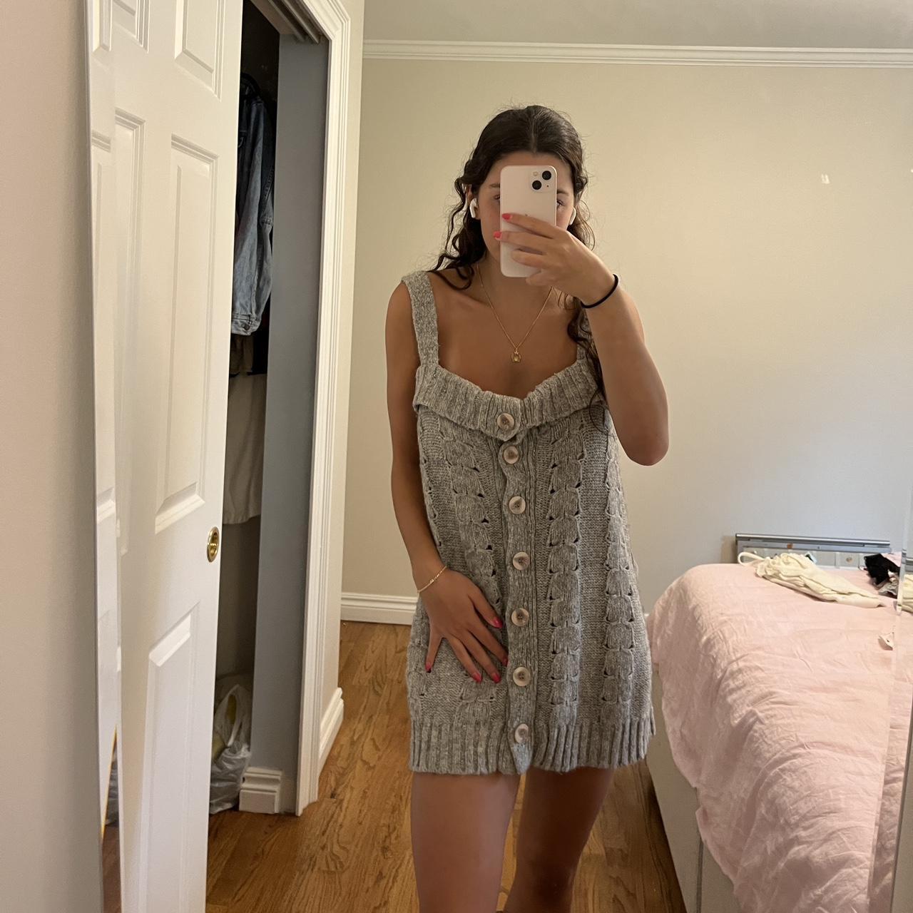 Carducci Italian brand knit sweater mini dress /... - Depop