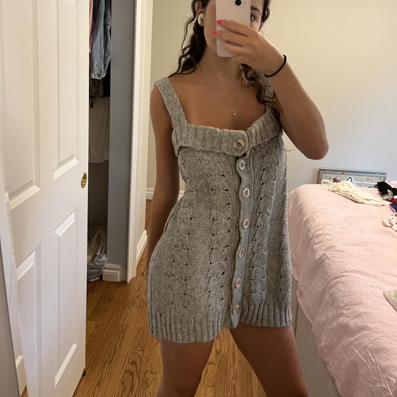 Carducci Italian brand knit sweater mini dress /... - Depop