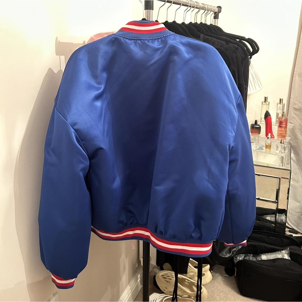 Varsity plt bomber jacket - Depop