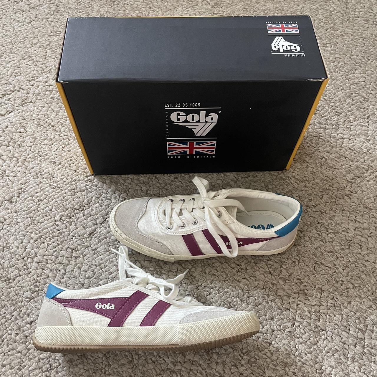 Gola Badminton sneakers, brand new, only worn once... - Depop