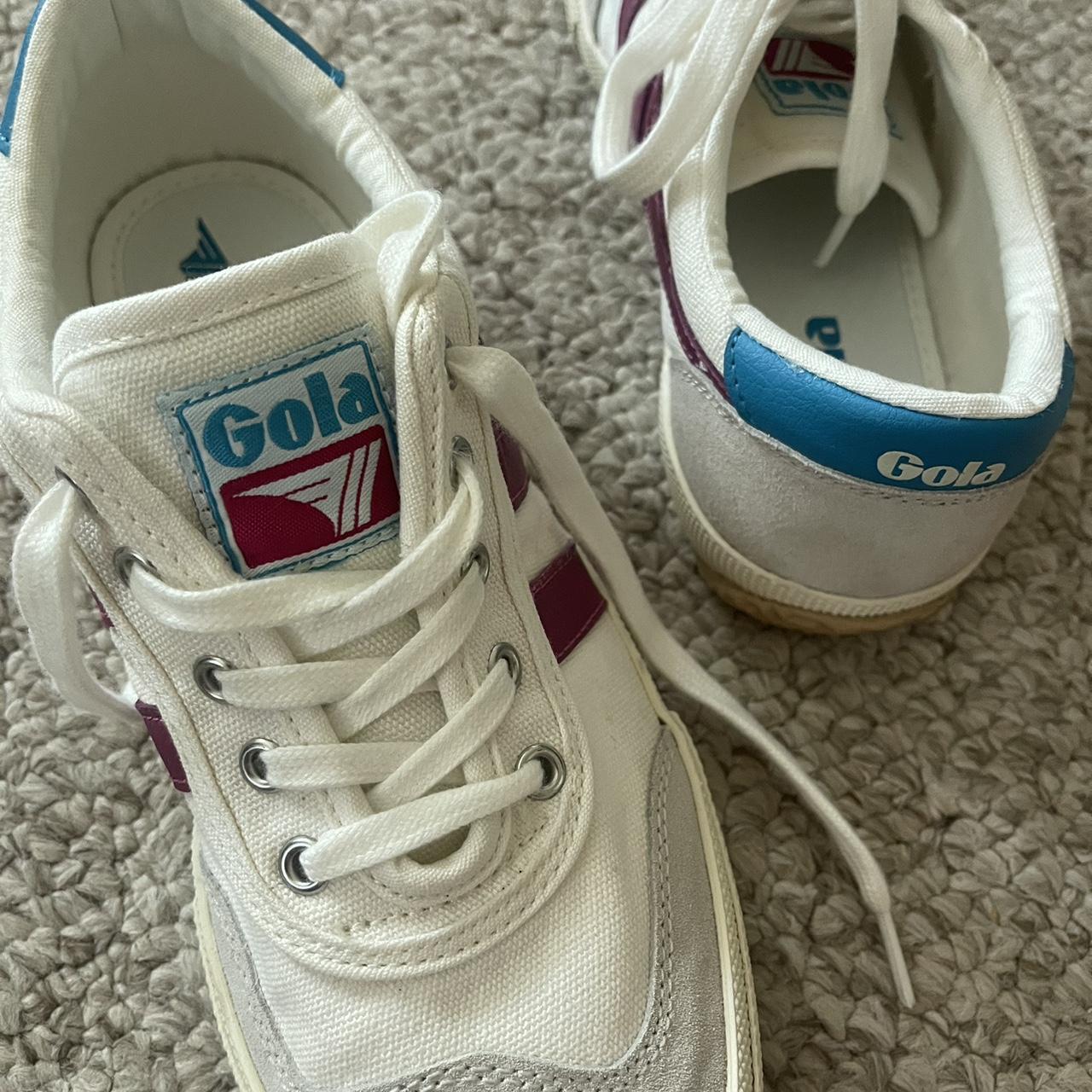 Gola Badminton sneakers, brand new, only worn once... - Depop