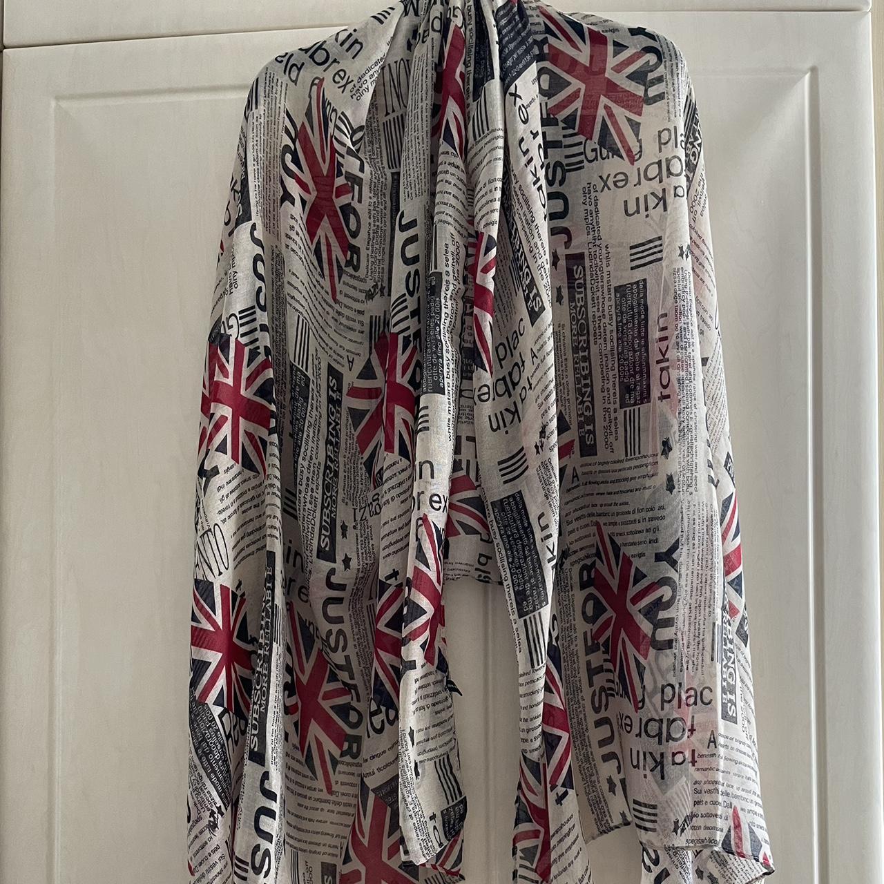 Great Britain Art Printed Scarf Design Art Craff... - Depop