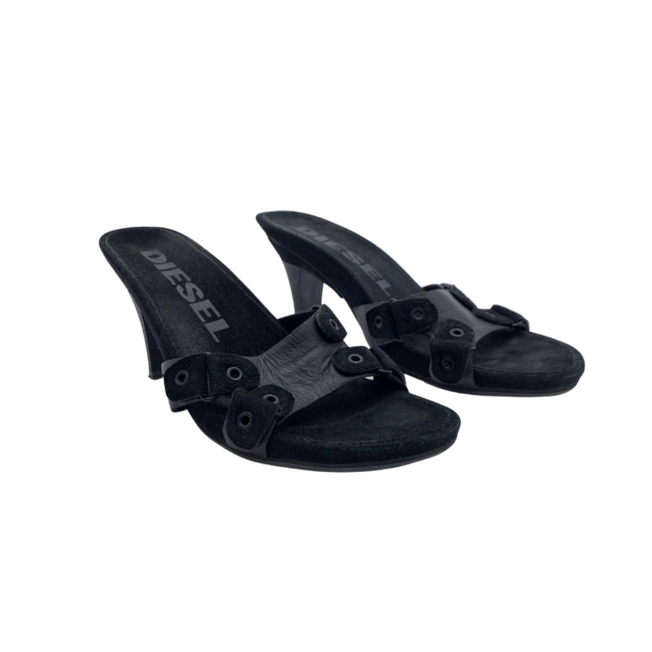 Diesel Vintage 2000s Black Suede Sandals ️‍🔥 Here at... - Depop