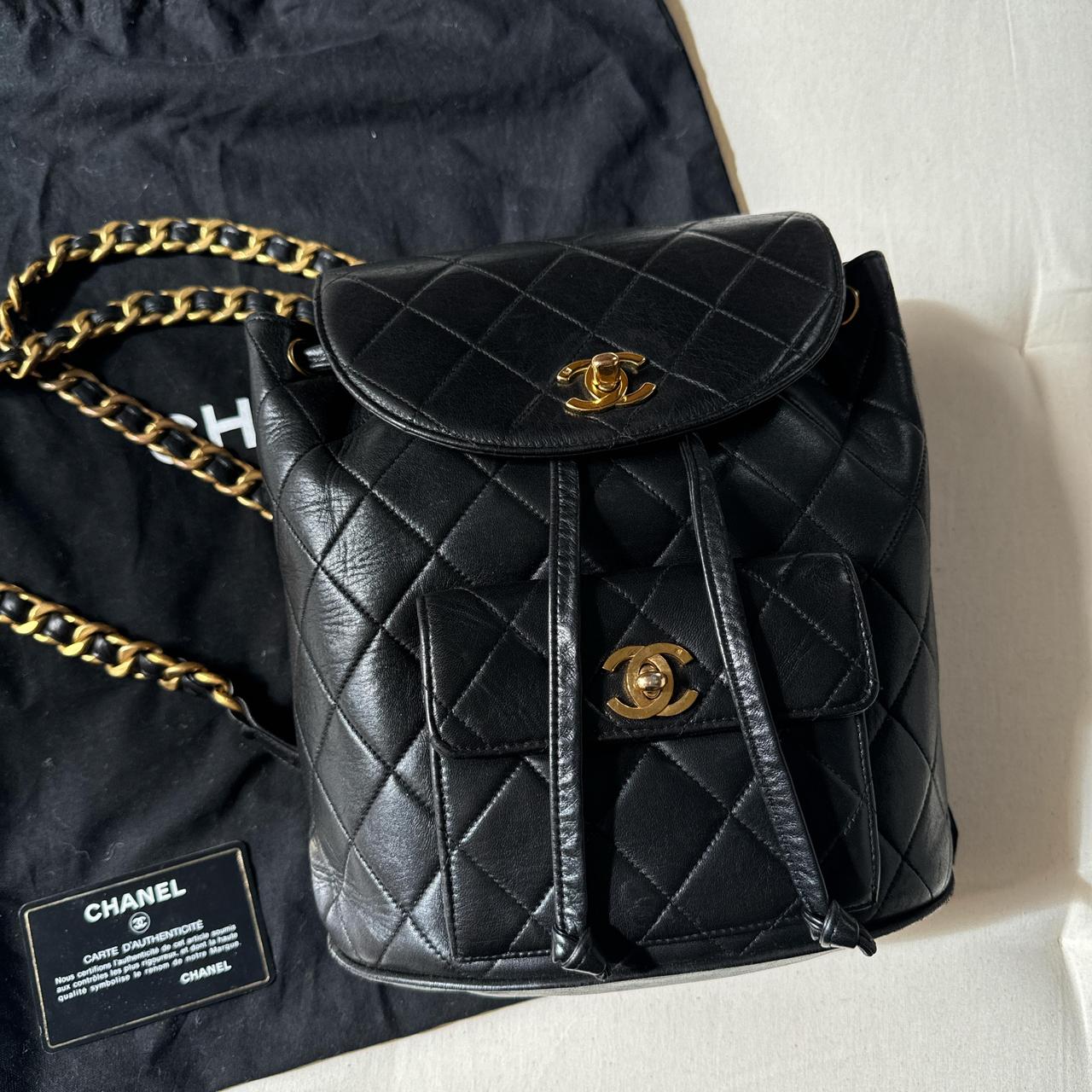 Chanel duma backpack Vintage Bought from Luxury... - Depop