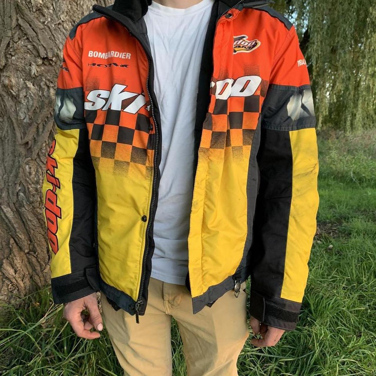 Ski Doo vintage racing jacket ️ Super cool color way... - Depop
