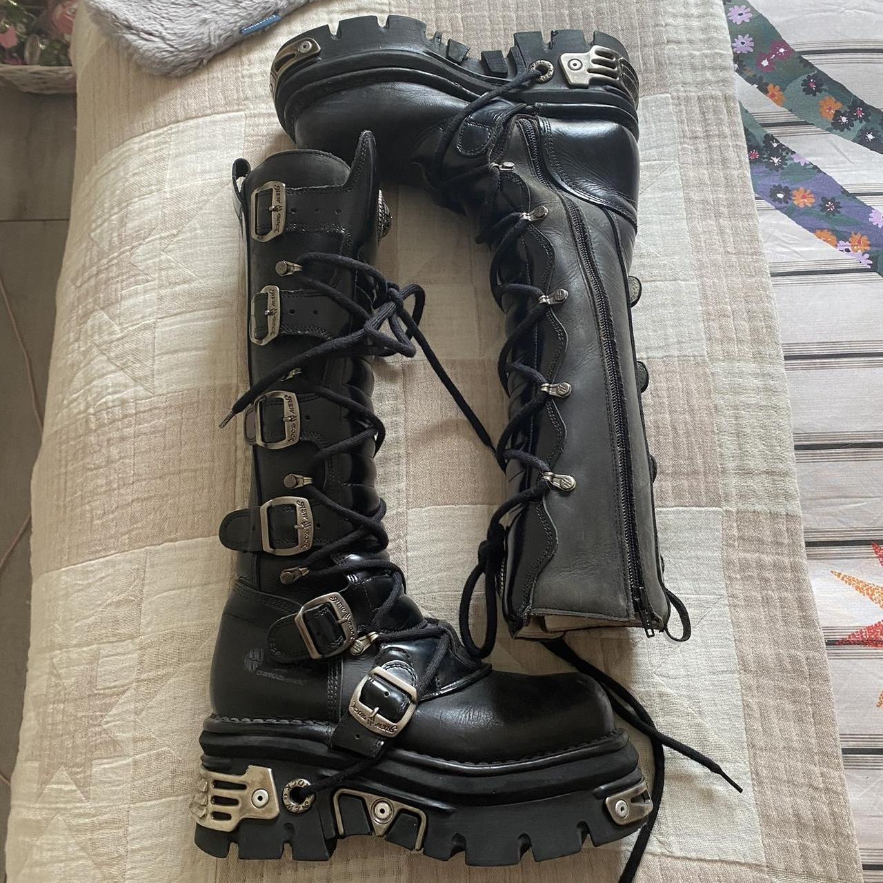 New Rock Platform Boots In great condition, some... - Depop