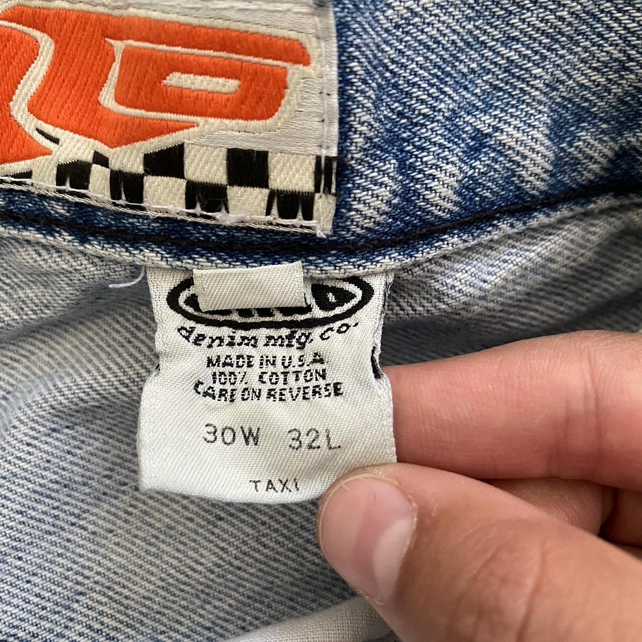 vintage JNCO taxis 30 W 32 L slightly distressed on... - Depop