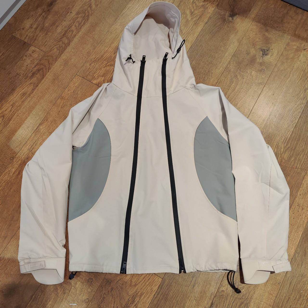 Water resistant Double Zip Teflon Jacket - Size L... - Depop