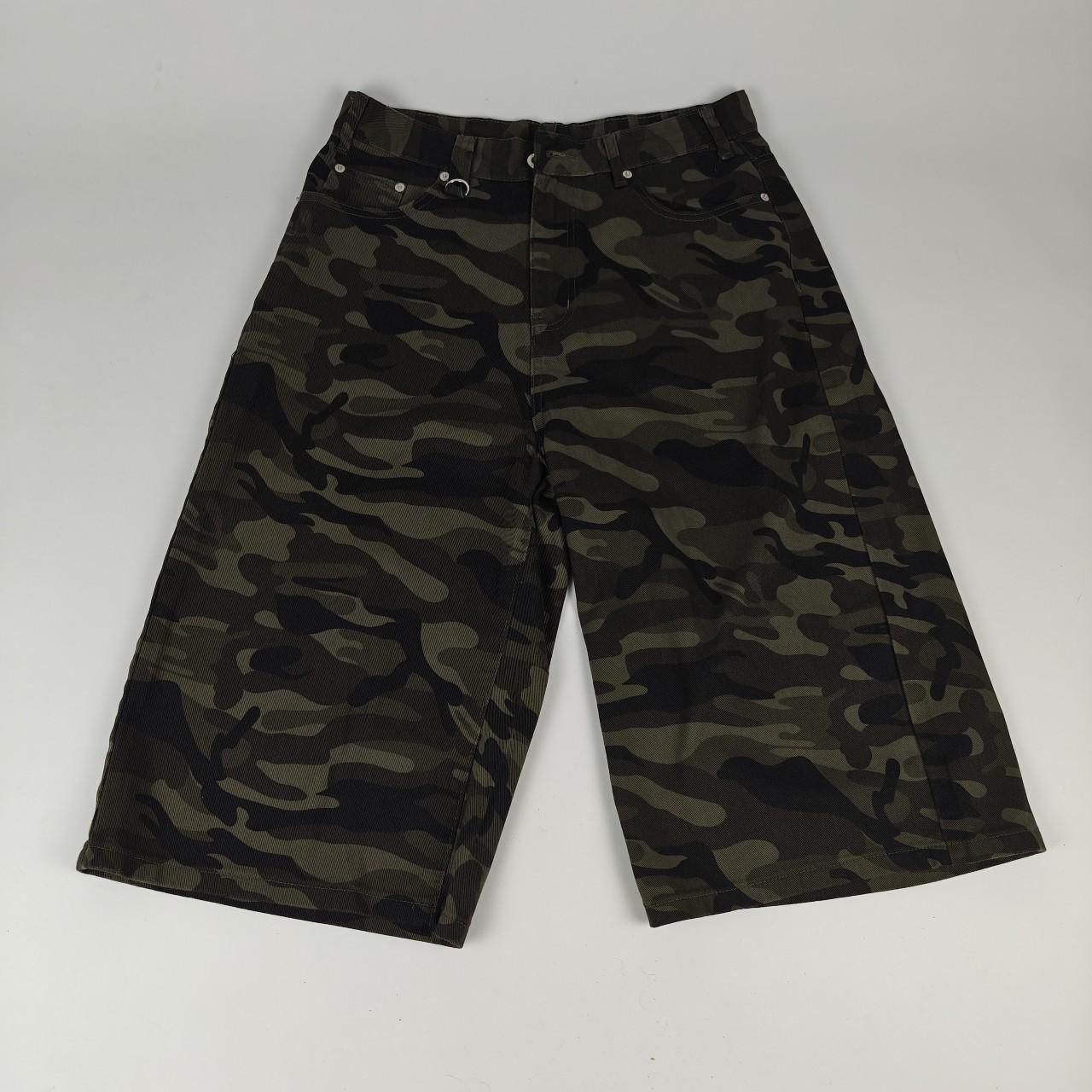 Army Camo Baggy Jorts - Brand new - Fits M - Metal... | Depop