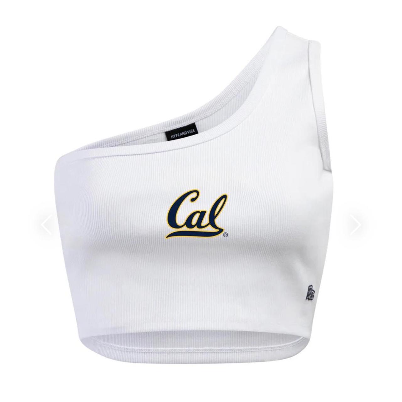Hype and Vice Cal One Shoulder Tank Top Gameday... - Depop