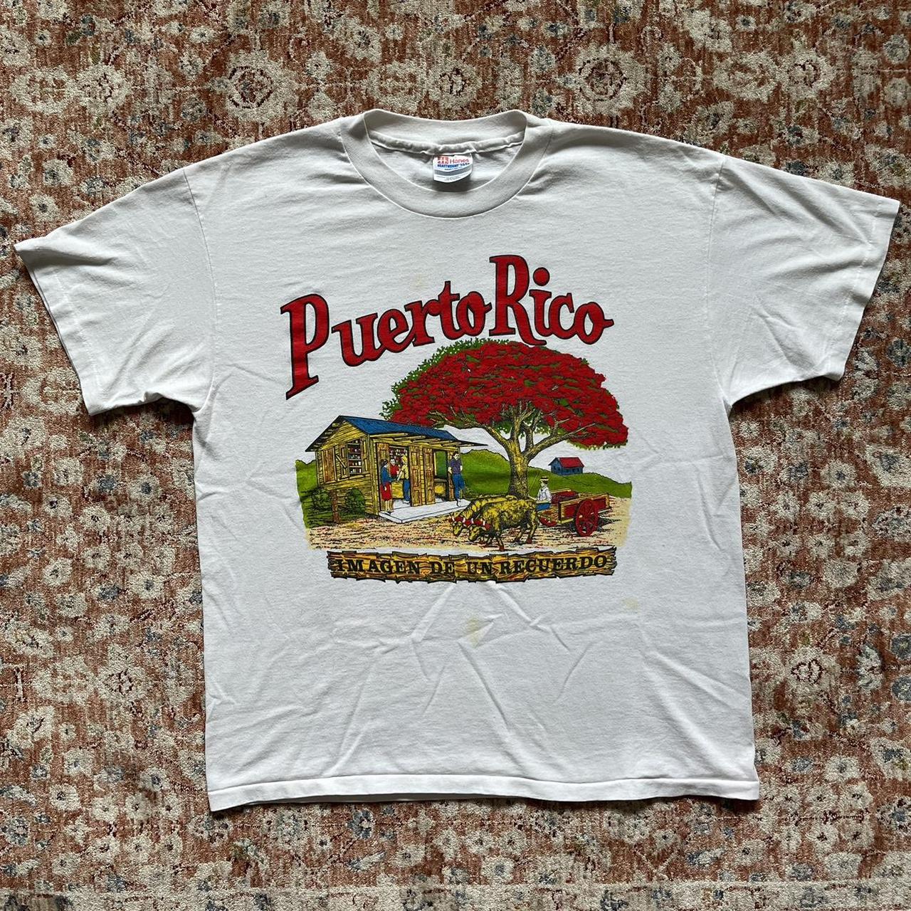 Vintage 90s Puerto Rico shirt Imagen de un recuerdo... - Depop