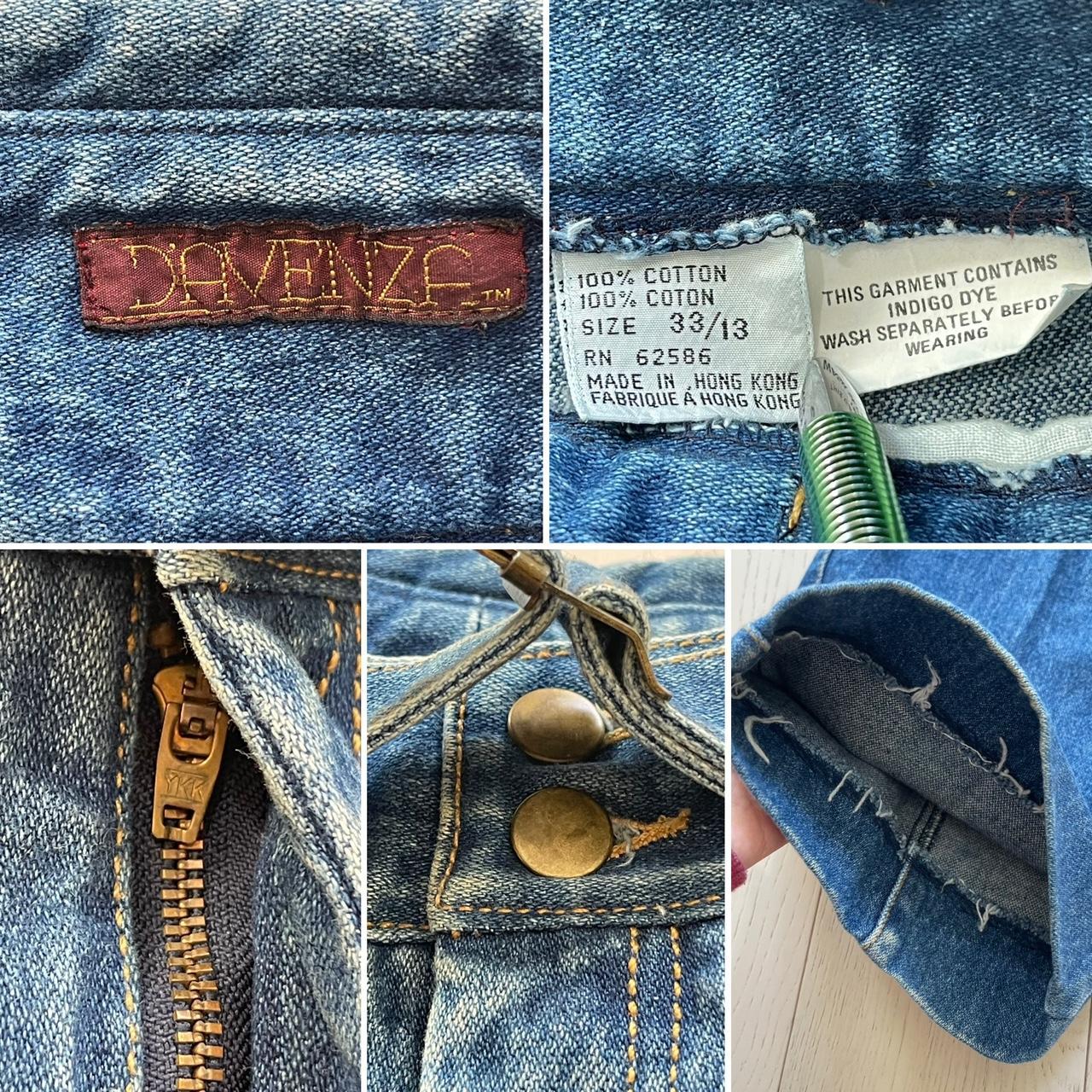 Vintage 80s pleated jeans Circa 1980s wide waist... - Depop