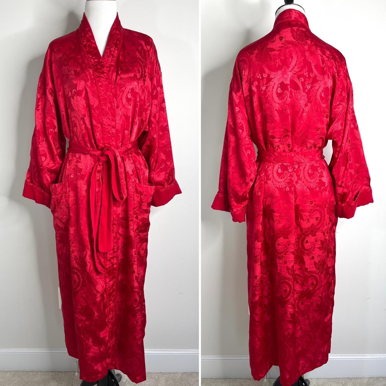 Victoria's Secret Women's Red Robe | Depop