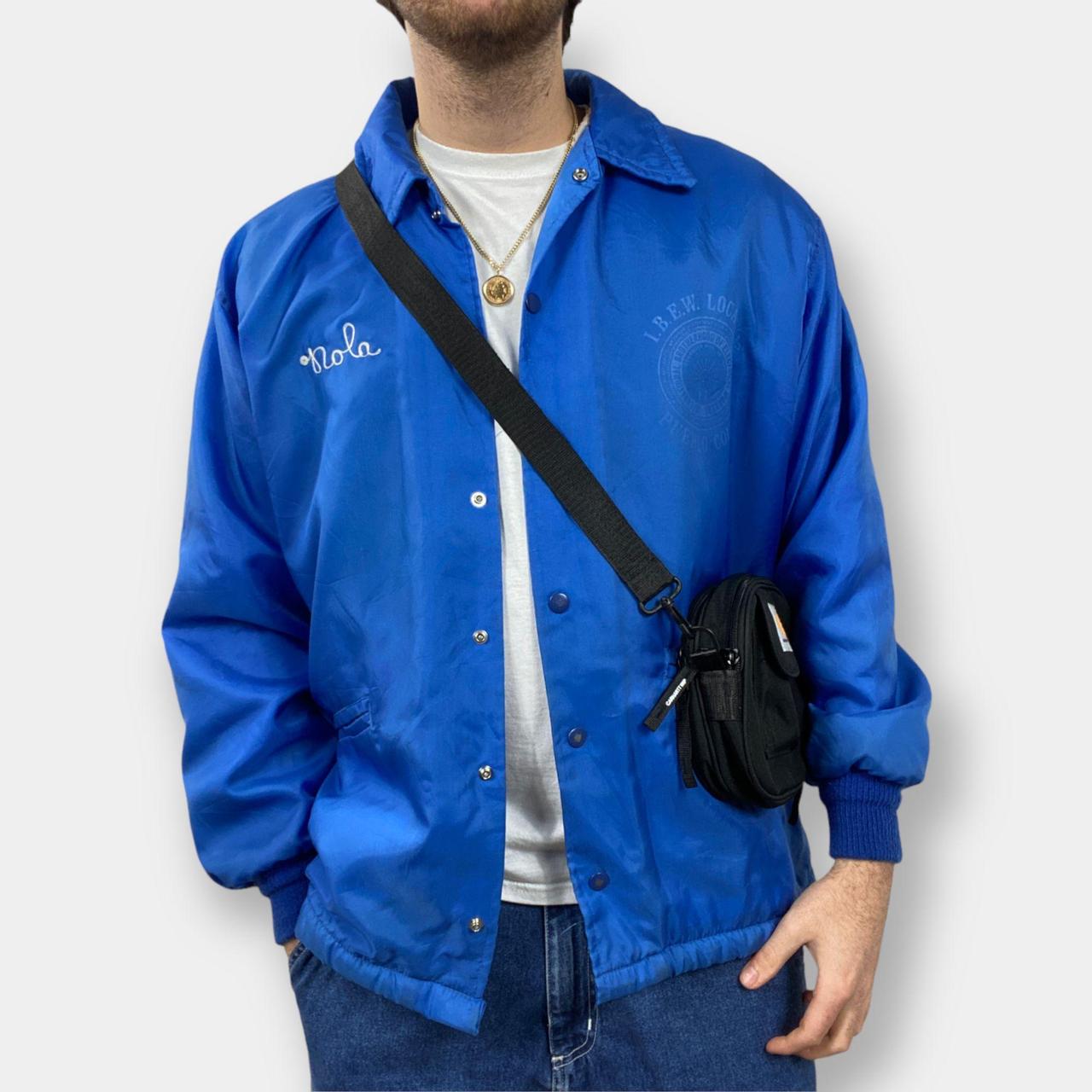 Men's Vintage 'IBEW Local' Button up embroidered... - Depop