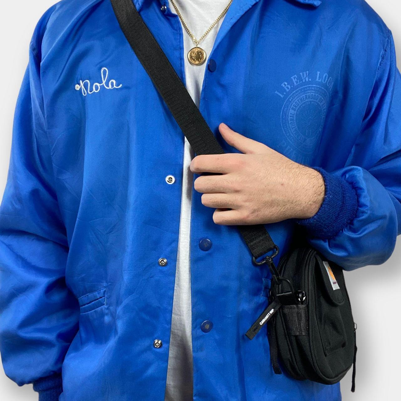 Men's Vintage 'IBEW Local' Button up embroidered... - Depop