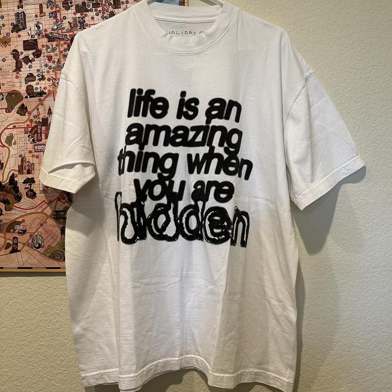 ⚫️ HOLIDAY BRAND ‘HIDDEN’ TEE ⚫️ — released for the... - Depop