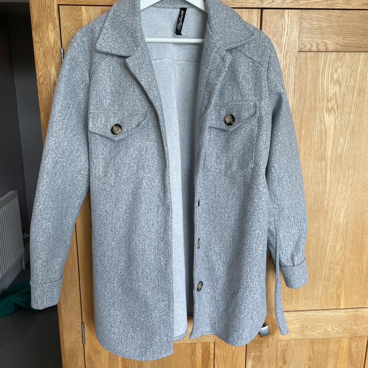 New look grey Shacket - Depop