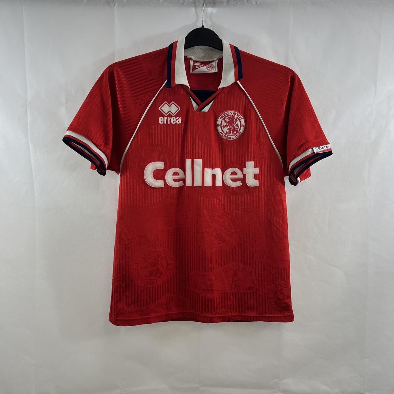 Middlesbrough Home Football Shirt 1995/96 Adults... - Depop